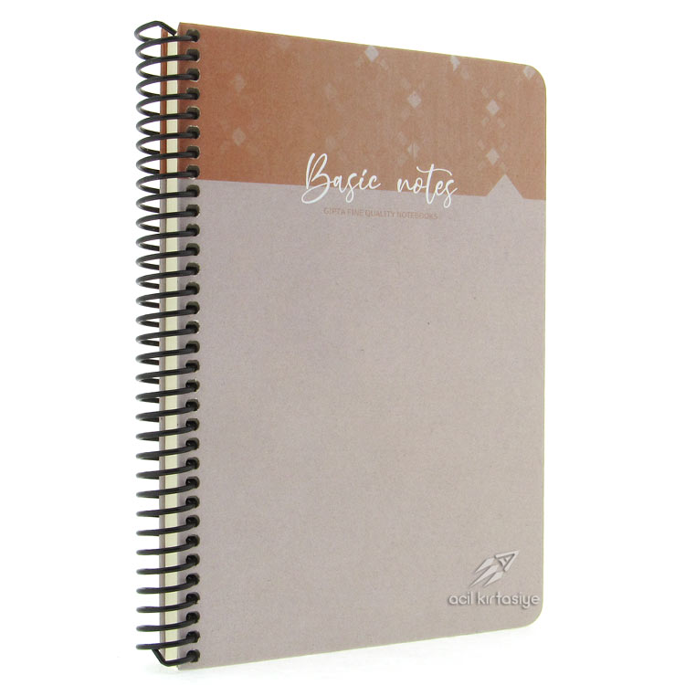 Gipta Basic Notes Sp Defter A5 100 Yaprak Kareli Turuncu