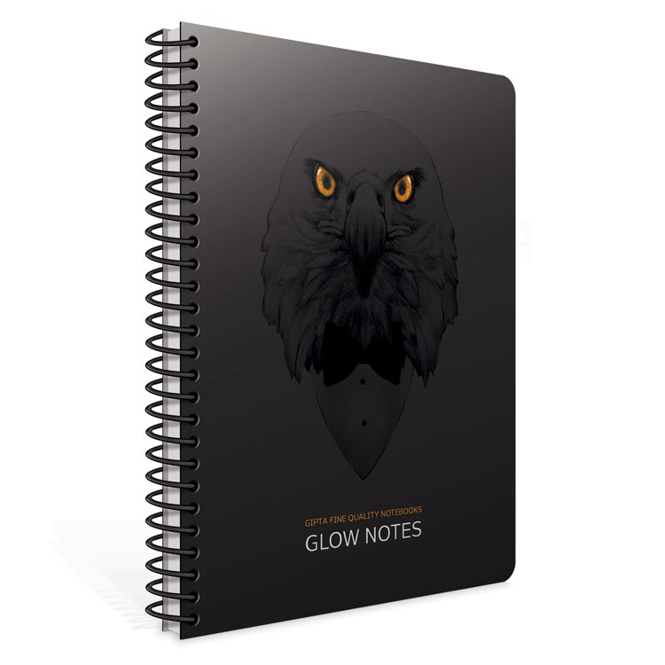 Gipta Glow Notes Spiralli Defter A4 Buyuk 80 Yaprak Cizgili Eagle