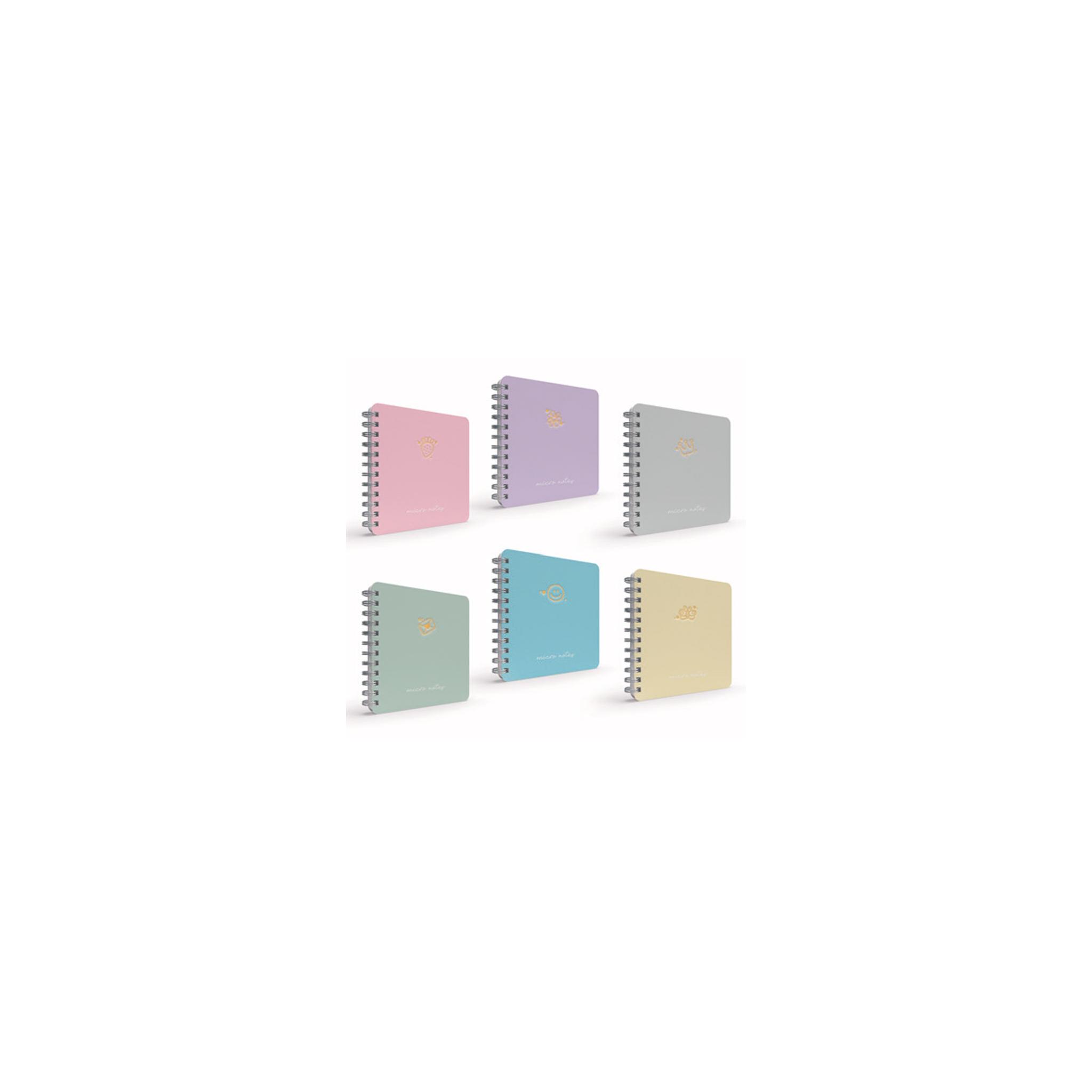 Gipta Micro Notes Spiralli Not Defteri 16X16cm 100 Yaprak Cizgili