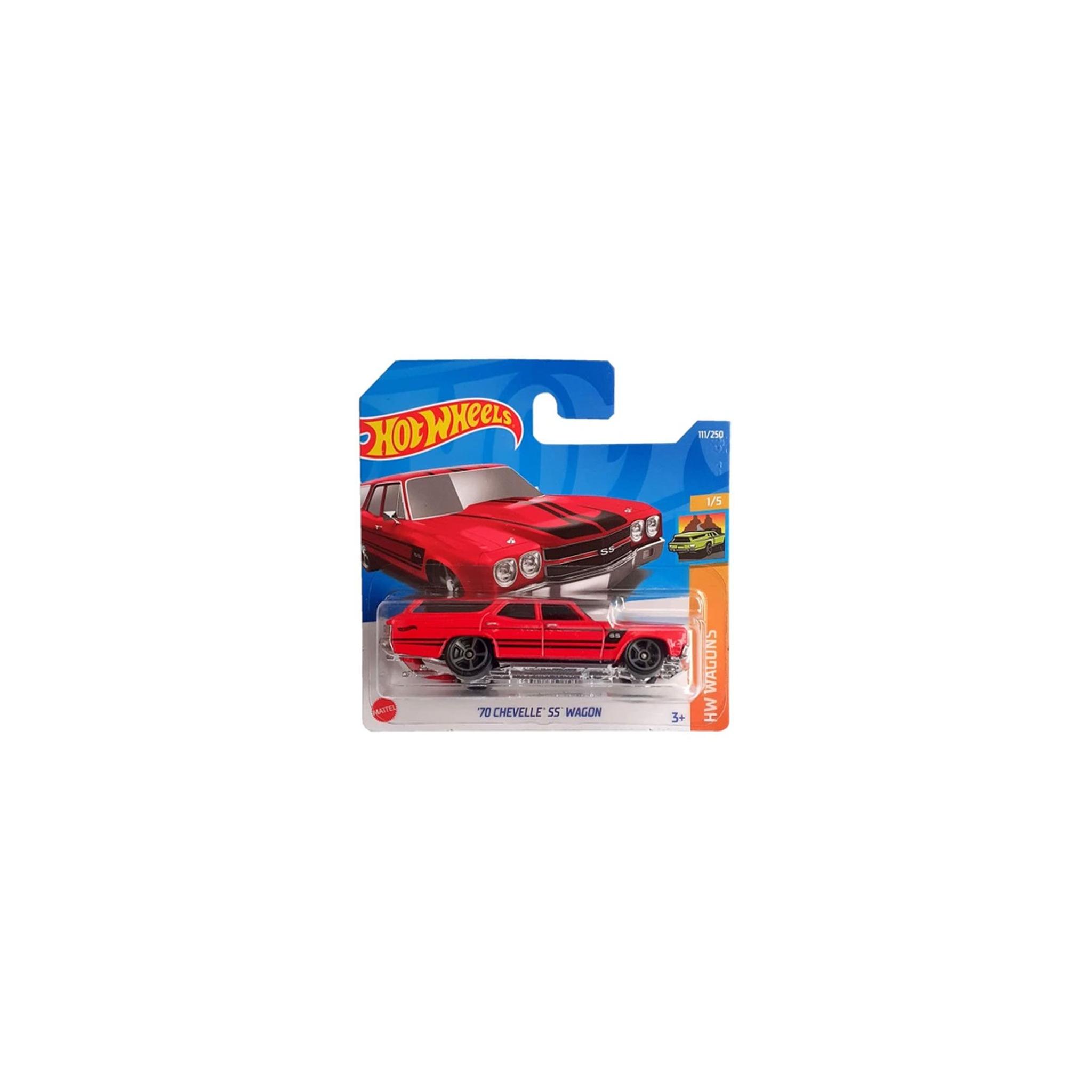 Hot Wheels 2022 Hw Wagons 1/5 '70 Chevelle Ss Wagon Kirmizi